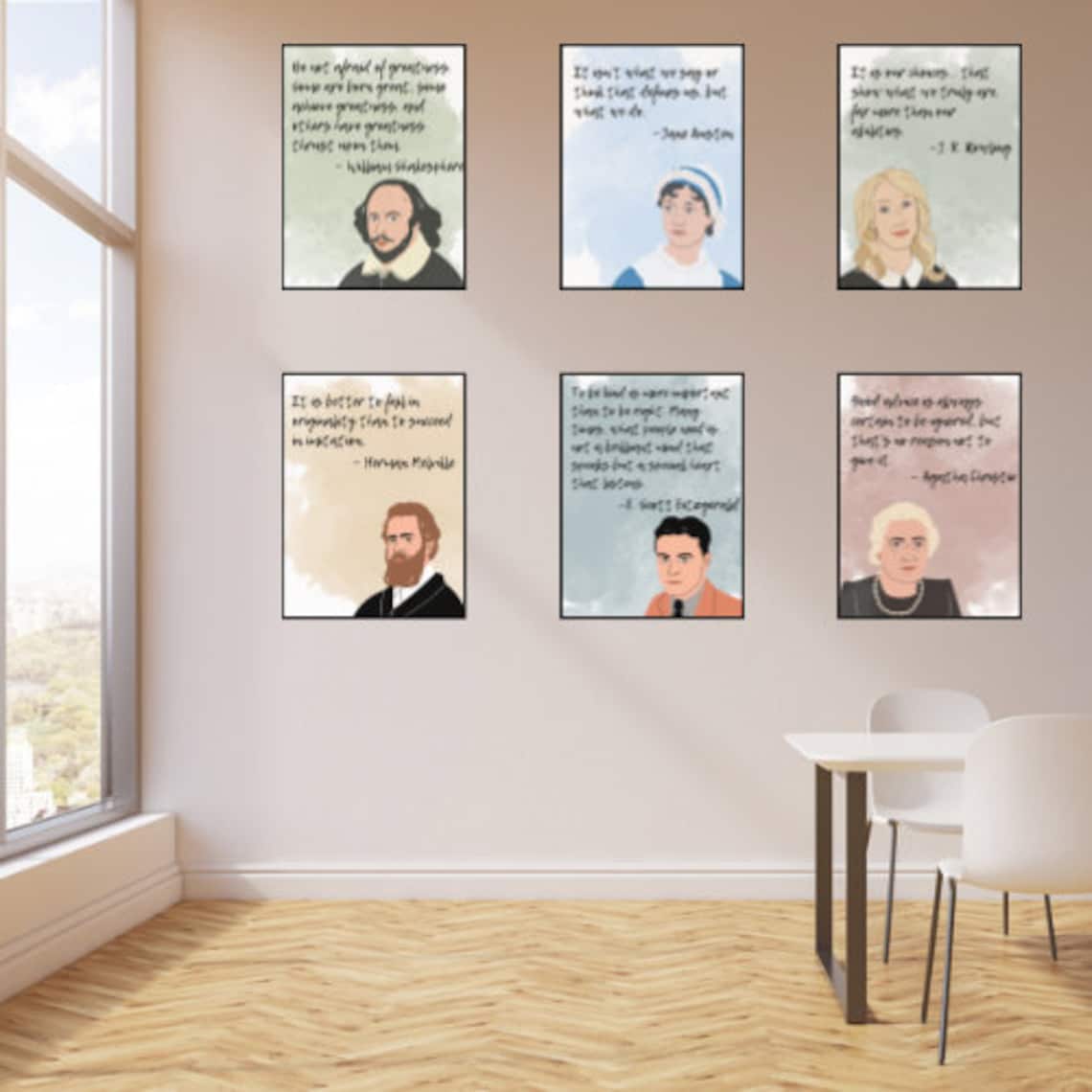 Digital Author Quotes Classic Books Famous Writers Language Arts ...