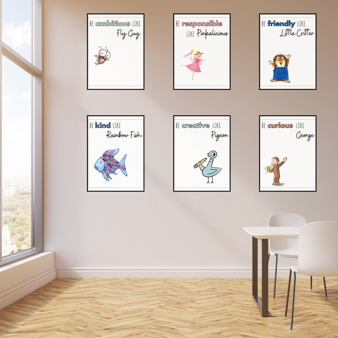 Digital Character Affirmations - 40 Book Characters - Children’s ...