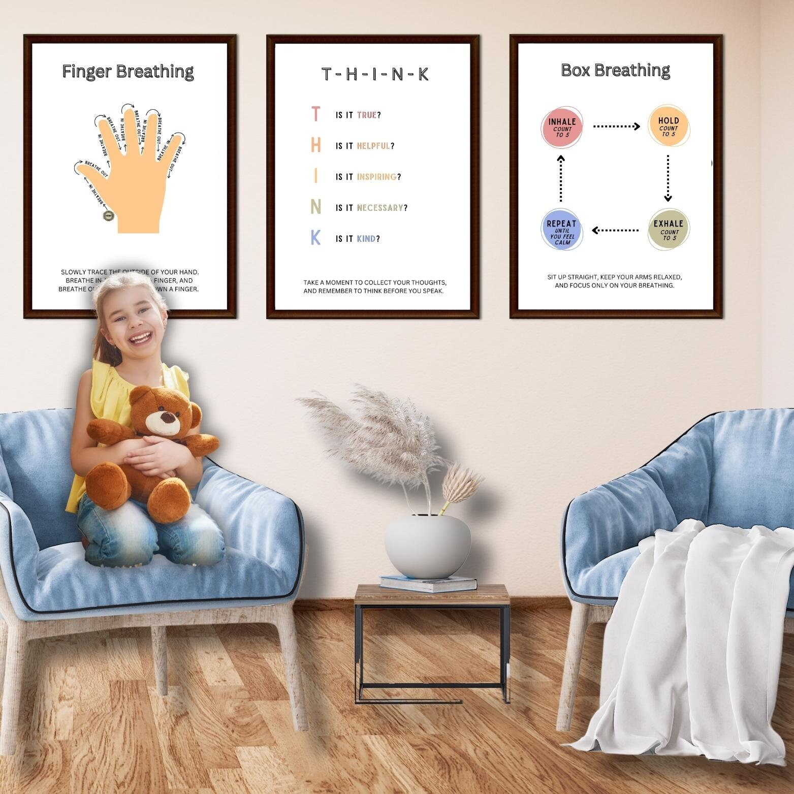 Calm Down Posters 15 Mindfulness Signs Calm Down Corner - Etsy Australia