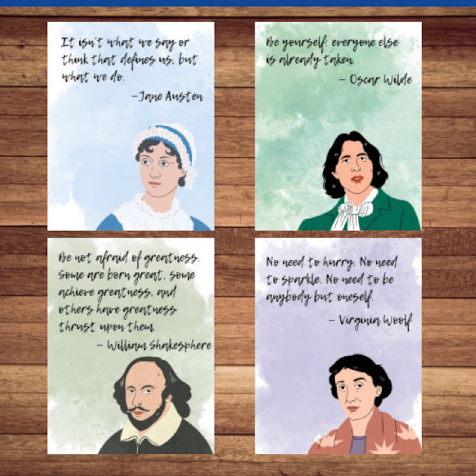 Digital Author Quotes - Classic Books - Famous Writers - Language Arts ...