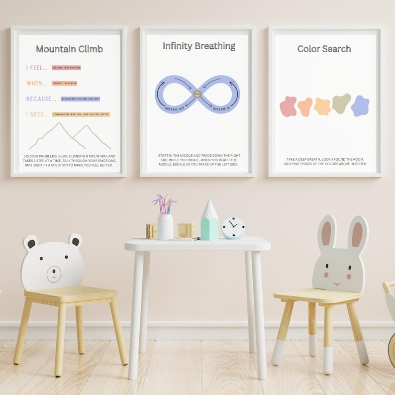 Calm Down Posters - 15 Mindfulness Signs - Calm Down Corner - Classroom ...