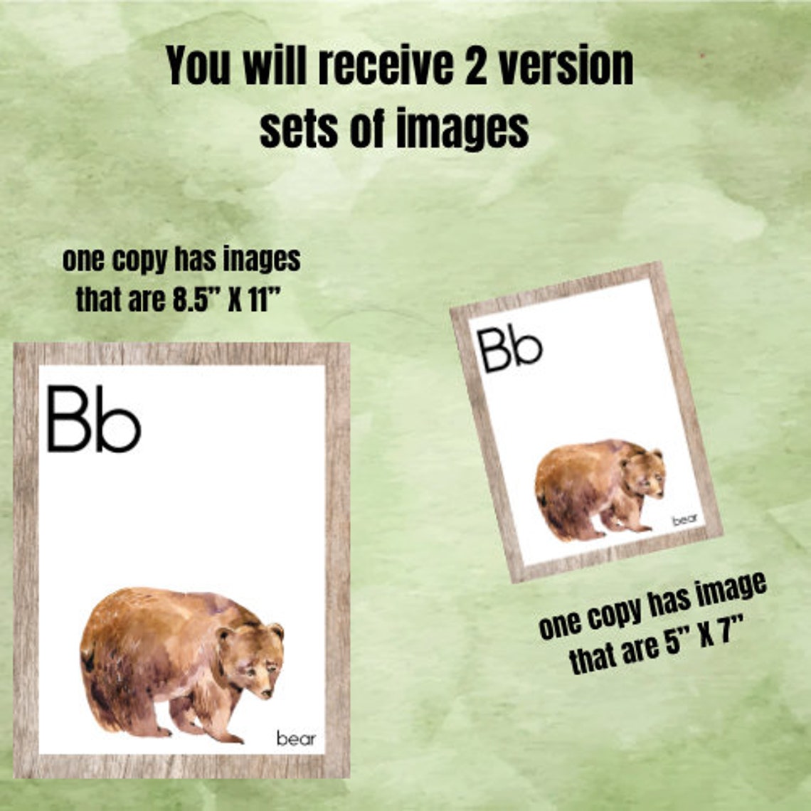 Alphabet Nature Posters - Phonetic A-Z Signs - Rustic Woodland Letters ...