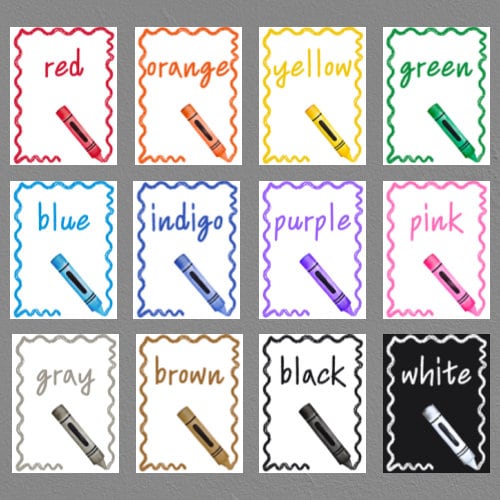 Color Posters for Classroom Colors Digital Download Classroom ...