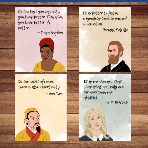 Digital Author Quotes - Classic Books - Famous Writers - Language Arts ...