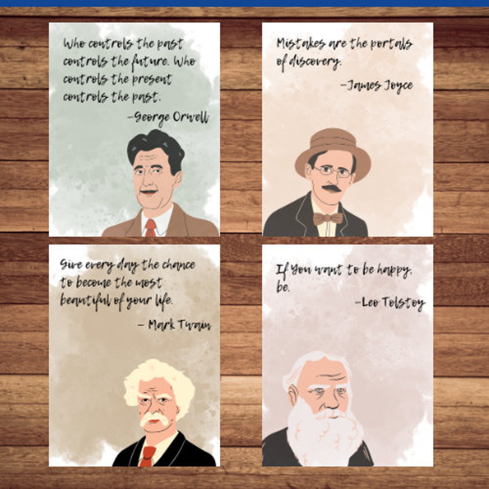 Digital Author Quotes - Classic Books - Famous Writers - Language Arts ...