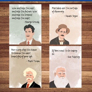 Digital Author Quotes - Classic Books - Famous Writers - Language Arts ...