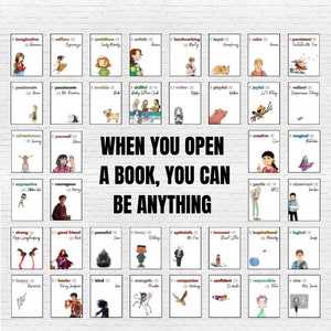 Digital Character Affirmations - 40 Book Characters - Elementary ...