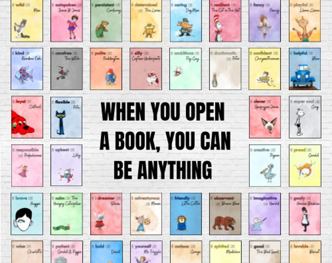 Character Posters, Book Character Posters, Classroom Decor, Classroom ...