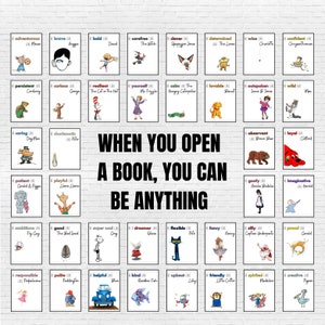 Digital Character Affirmations - 40 Book Characters - Children’s ...