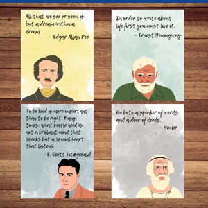 Digital Author Quotes - Classic Books - Famous Writers - Language Arts ...