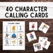 Book Character BINGO - 40 Characters - Children’s Storybook Classroom ...