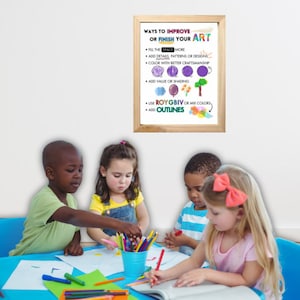Art Room Posters - Art Teacher - Classroom Decoration - Artist ...