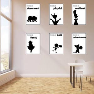 Digital Book Character Silhouettes- 40 Book Characters - Children’s ...