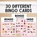 CVC 3 Letter Word Reading BINGO - 40 Words - Reading Games - Language ...