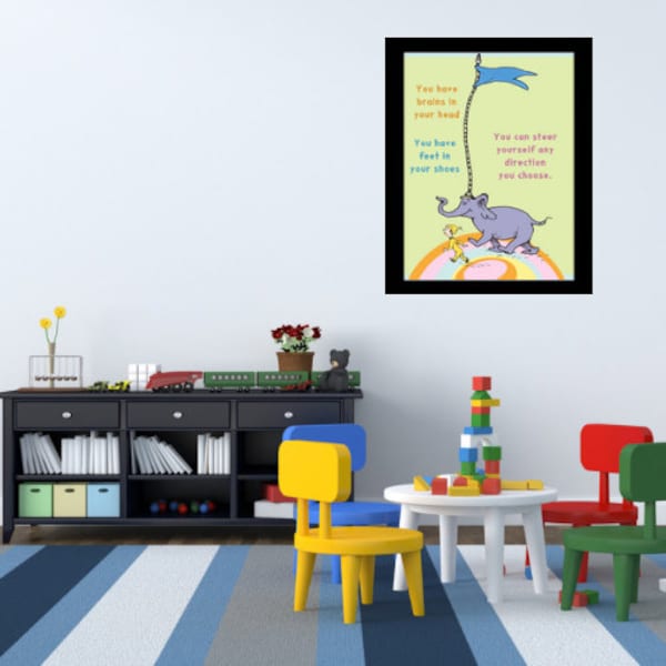 Dr Seuss Poster - Etsy