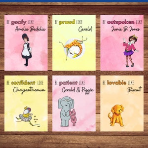 Digital Character Affirmations - 40 Book Characters - Children’s ...