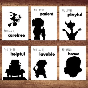 Digital Book Character Silhouettes- 40 Book Characters - Children’s ...
