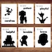Digital Book Character Silhouettes- 40 Book Characters - Children’s ...