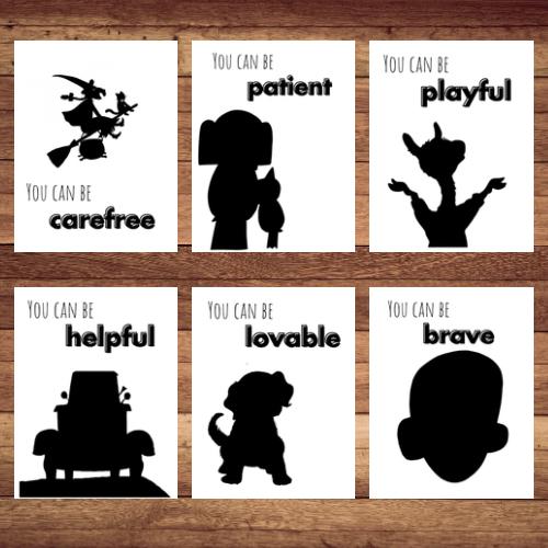 Digital Book Character Silhouettes- 40 Book Characters - Children’s ...