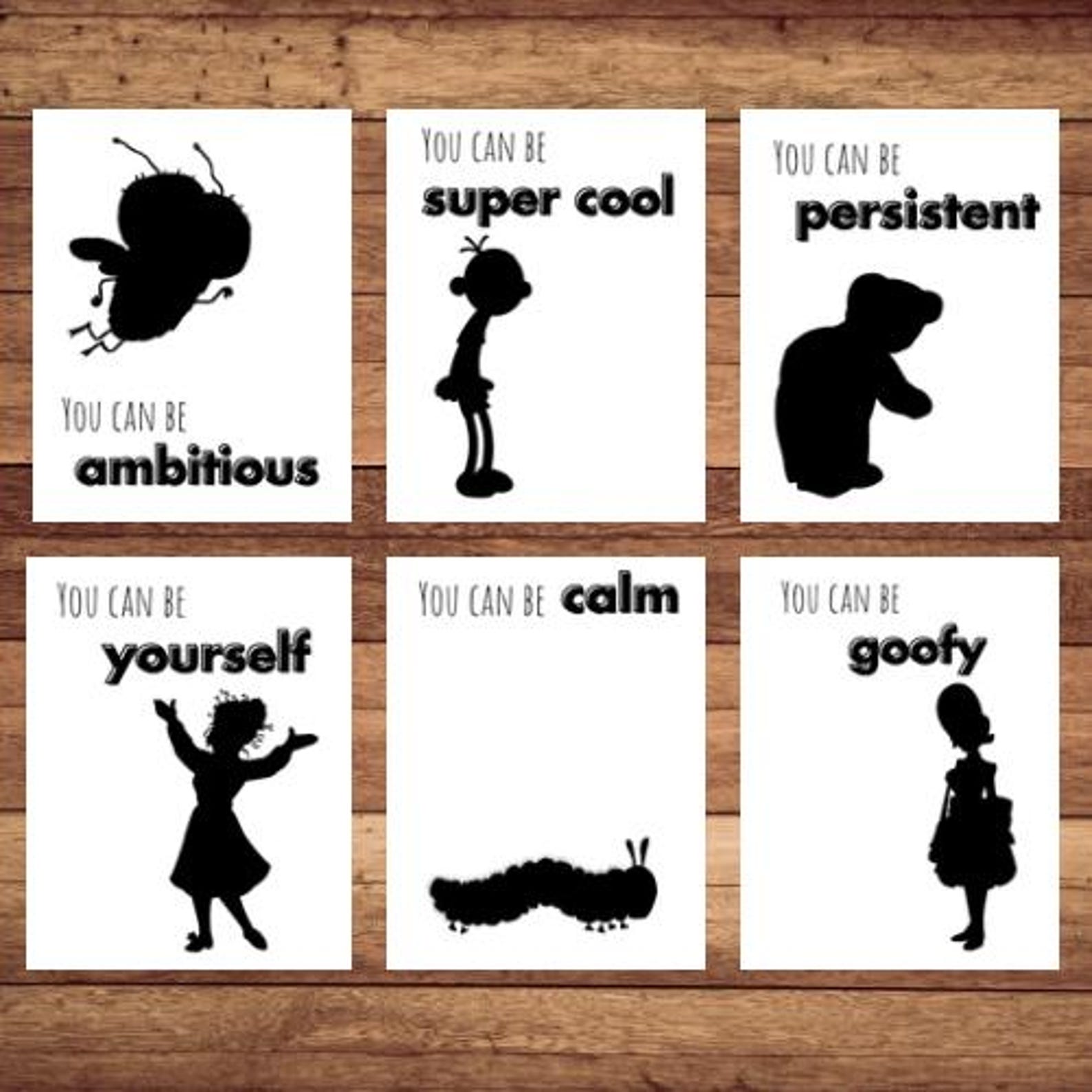 Digital Book Character Silhouettes- 40 Book Characters - Children’s ...