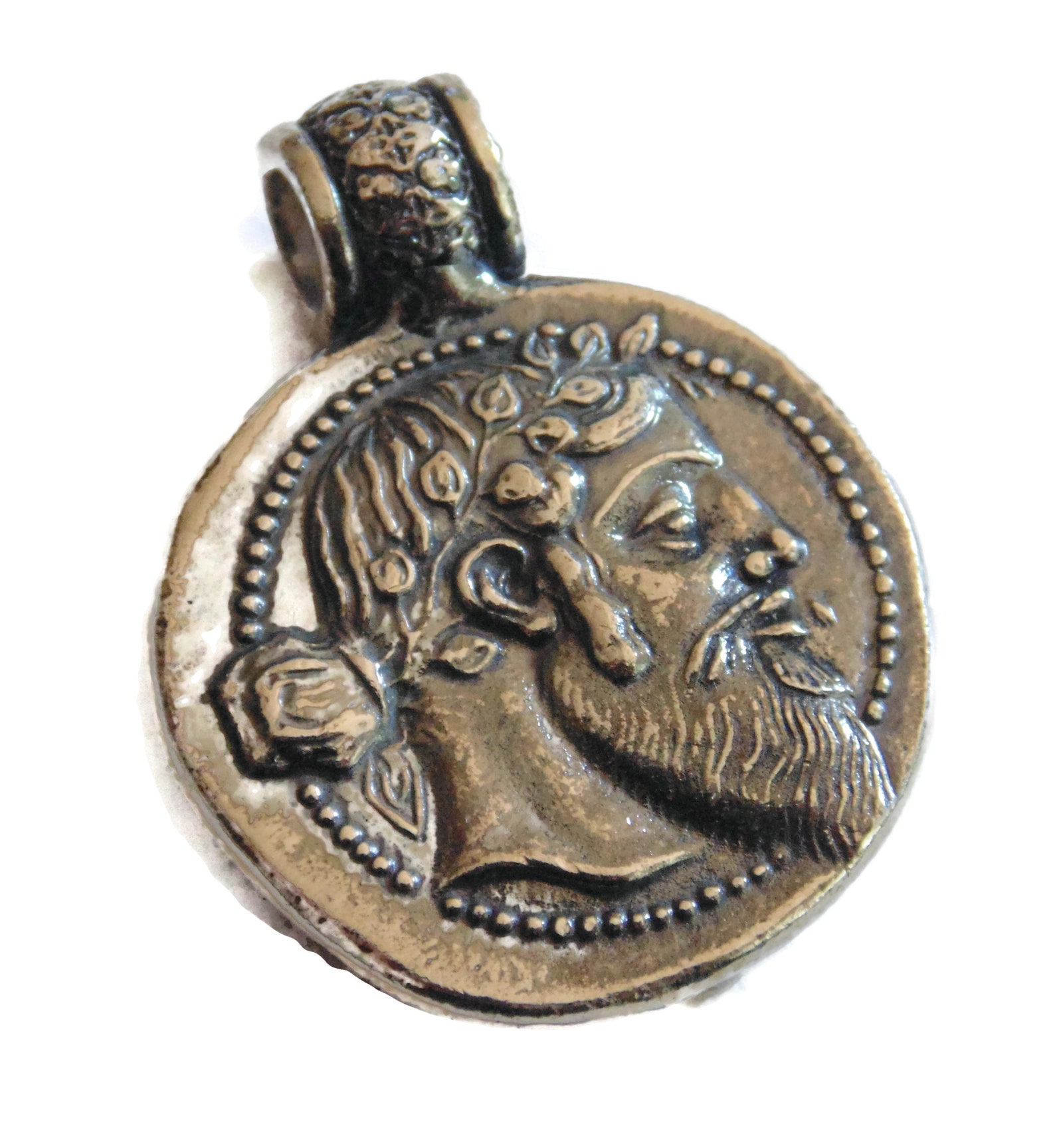 Ancient Roman Coin Sicily Naxos Dionysos Silenus Tetradrachm - Etsy