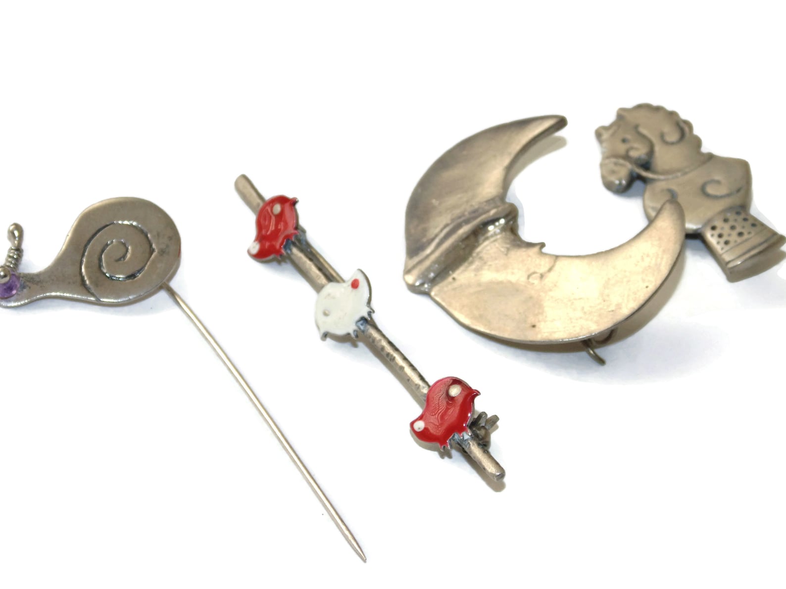 925 Sold Separately Vintage Estate Sterling Silver Brooch Pin - Etsy