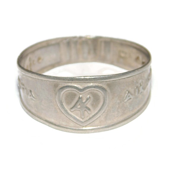 Silver Greek Ring for Men. Geometric Symbols Sterling… - Gem