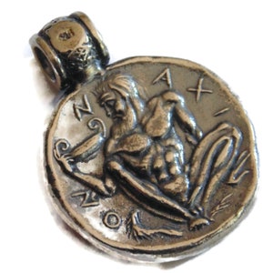 Ancient Roman Coin Sicily Naxos Dionysos Silenus Tetradrachm - Etsy