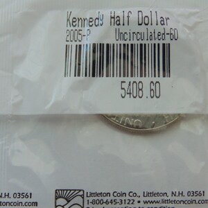 Sold Separately Uncirculated 60 Kennedy Half Dollar 2005 D 2005 P 2006 ...