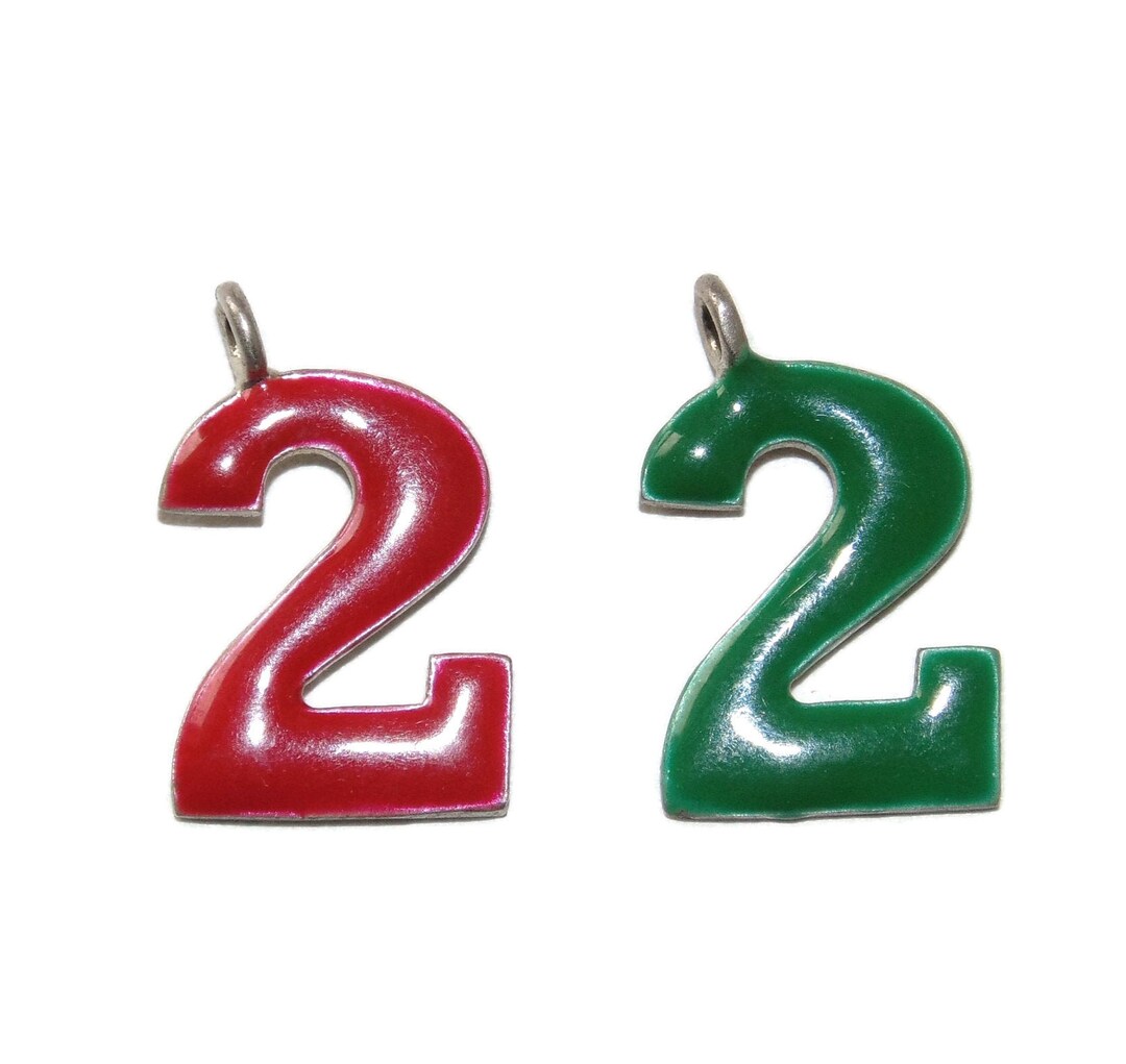 925 Separat verkauft Unisex Sterling Silber Charm kleiner Anhänger Rot ...