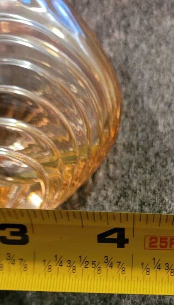 SC Line Perfume Bottle Italy Lead Crystal Pink Flower… - Gem