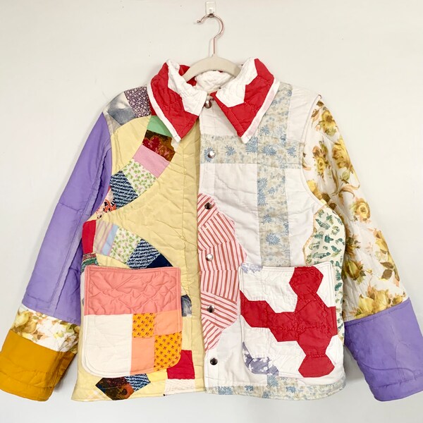 Patchwork Quilt Jacket - Etsy