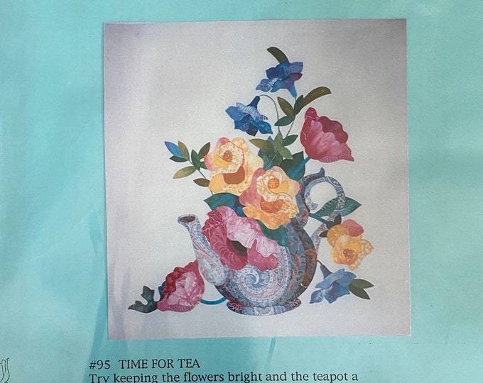 Applique Designs by Nancy Pearson Time for Tea - Etsy