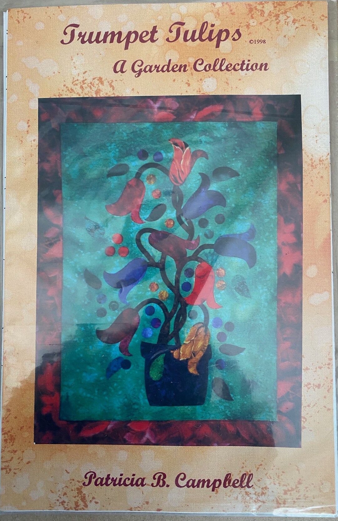 Trumpet Tulips - Applique Pattern - Etsy