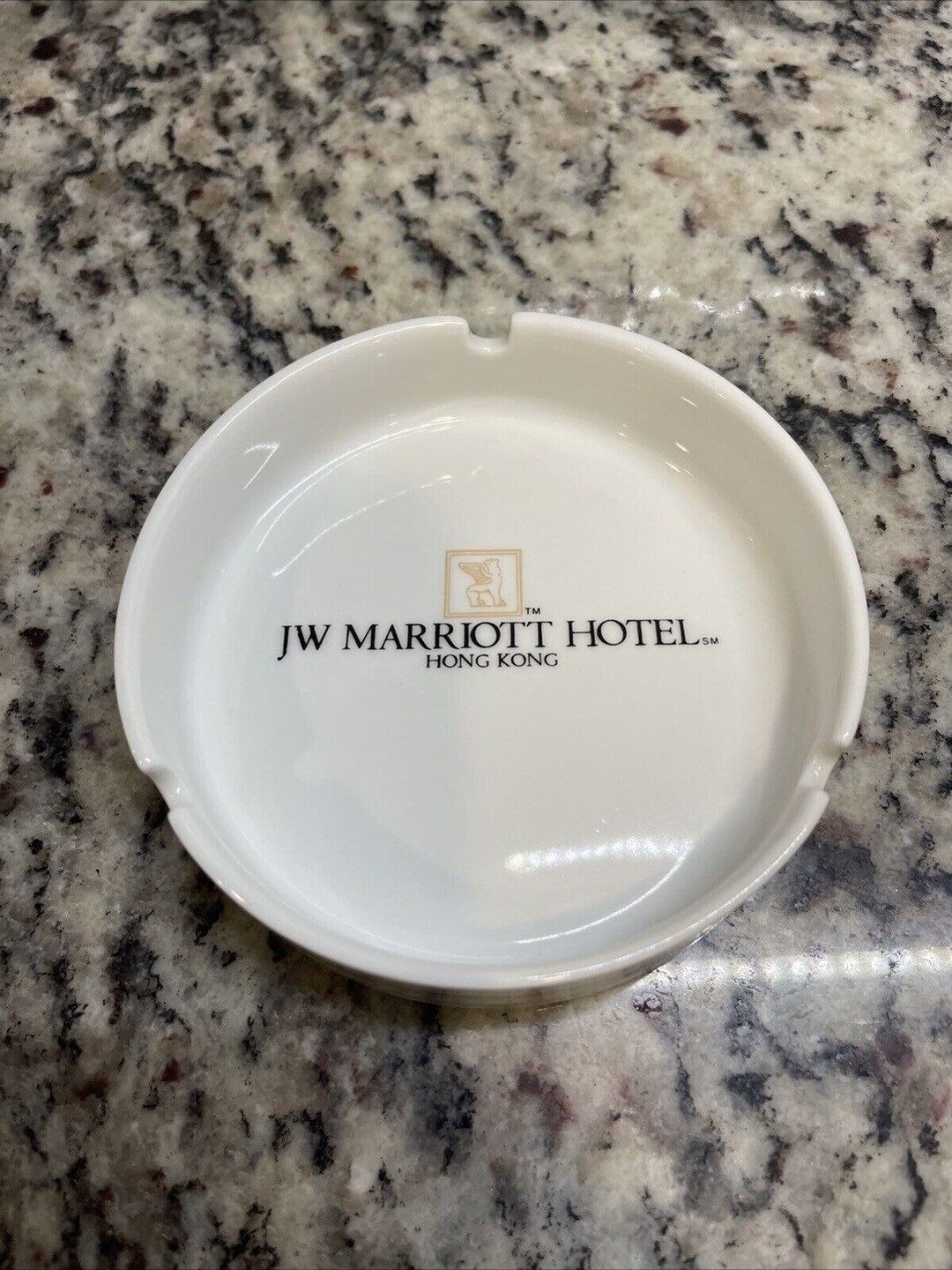 Vintage JW Marriott Hotel Hong Kong Ashtray Trinket Dish Souvenir ...