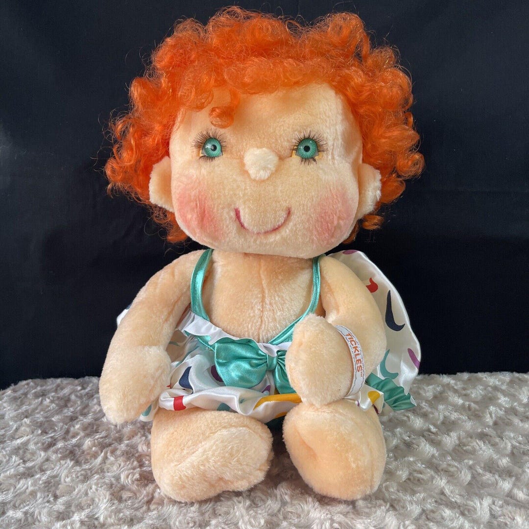 Hugga Bunch Hallmark Cards 1985 17 tickles Kenner Blue Eyed Red Haired ...