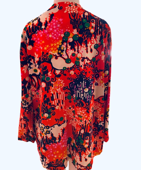 Vintage Carol Henry Psychedelic Print Blouse - Gem