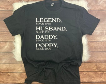 Poppy Dad Shirt - Etsy