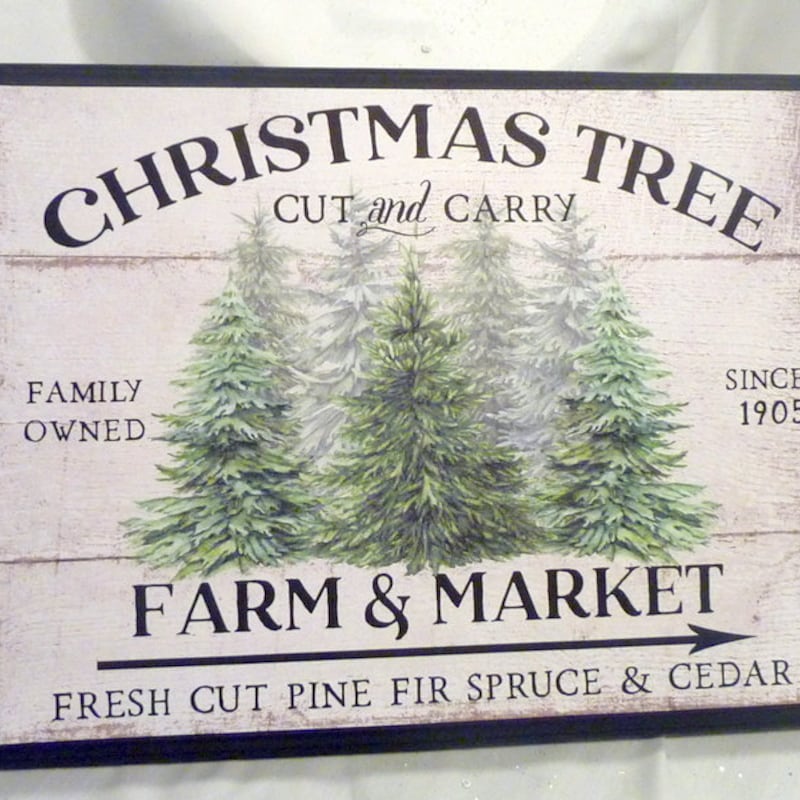 Christmas Tree Farm Sign - Etsy