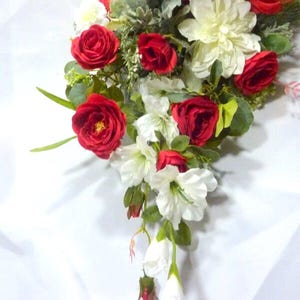 Wedding Head Table Centerpiece in Red and White - Etsy