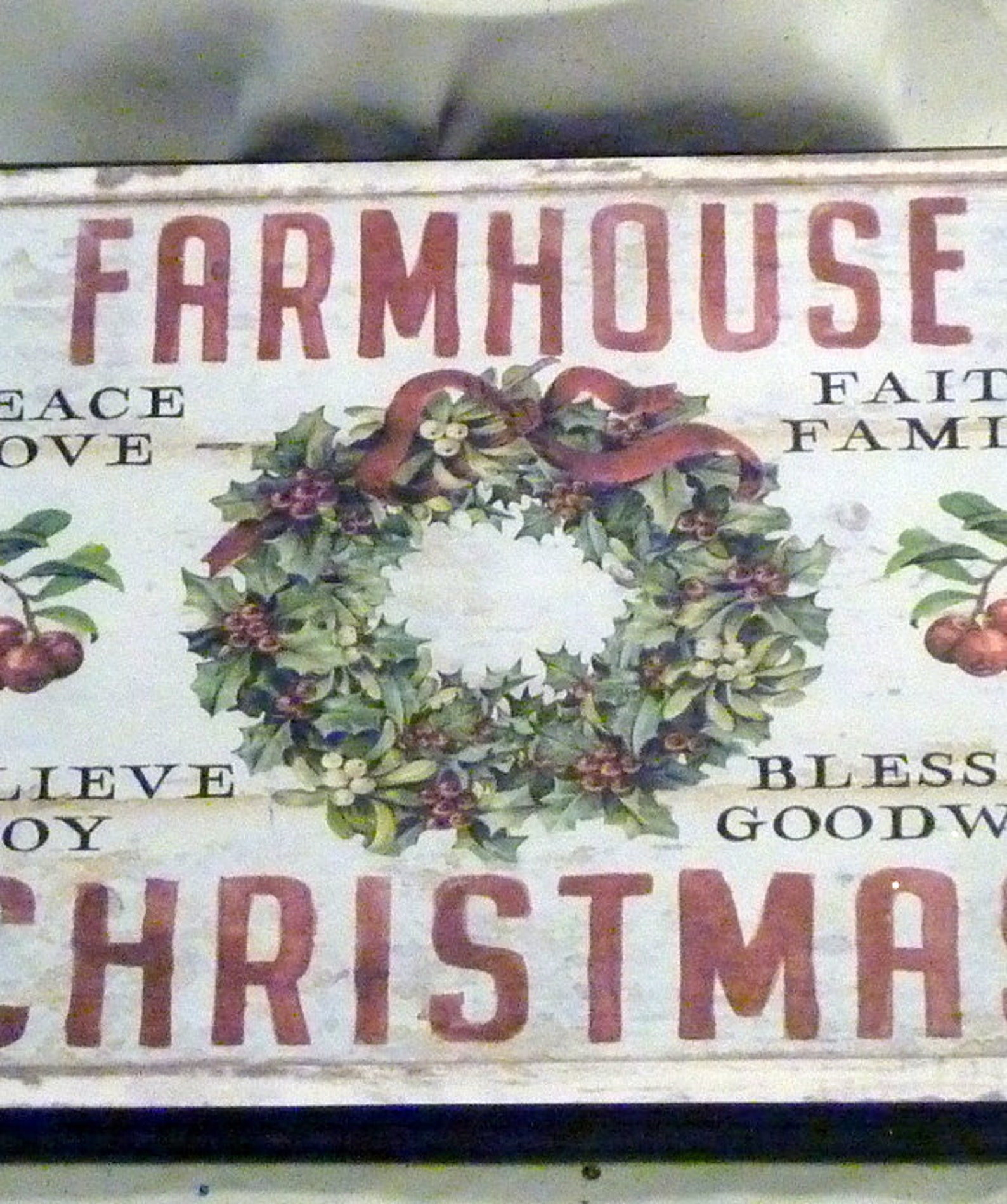 Farmhouse Christmas Sign Wood Christmas Signs Christmas Wall - Etsy