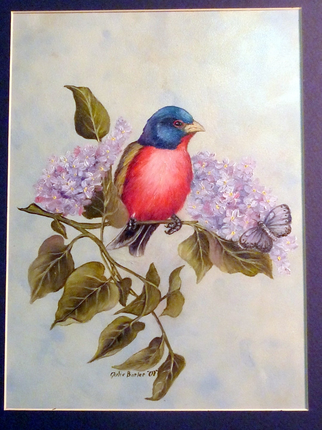 Spring Song Bird Painting, Original Oil Painting 11x14 - Etsy