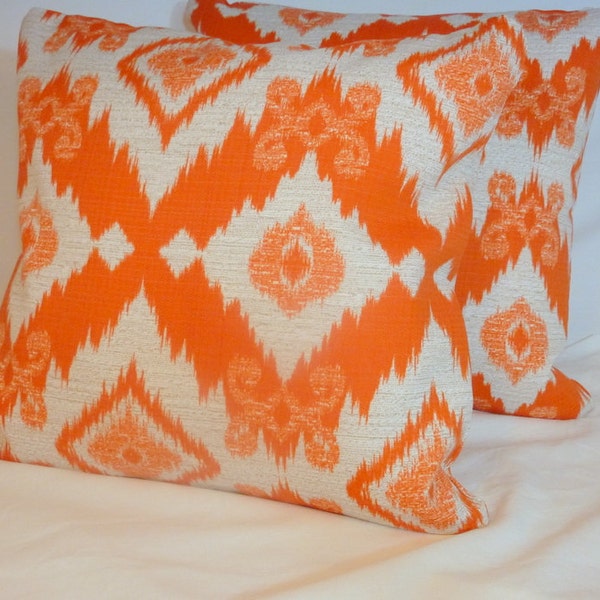 Outdoor Ikat Pillow - Etsy