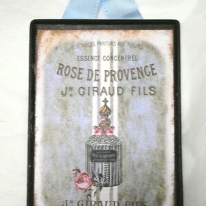 Paris Perfume Sign, Wood Plaque. Vintage Paris Advertising, French ...