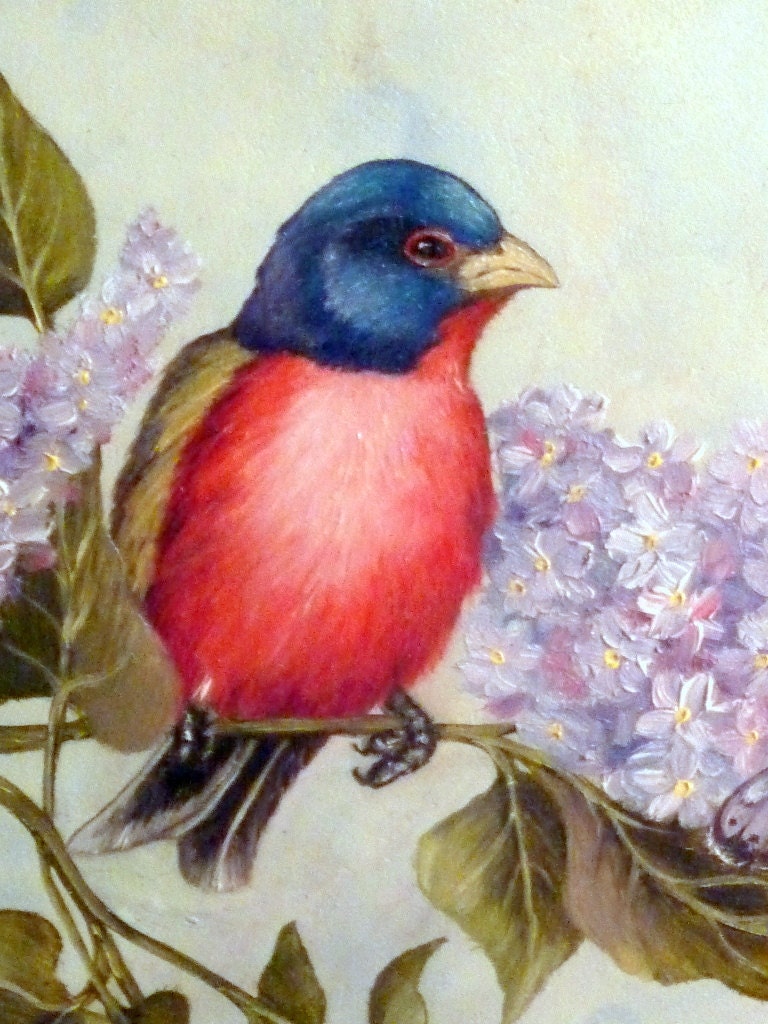 Spring Song Bird Painting Original Oil Painting 11x14 - Etsy