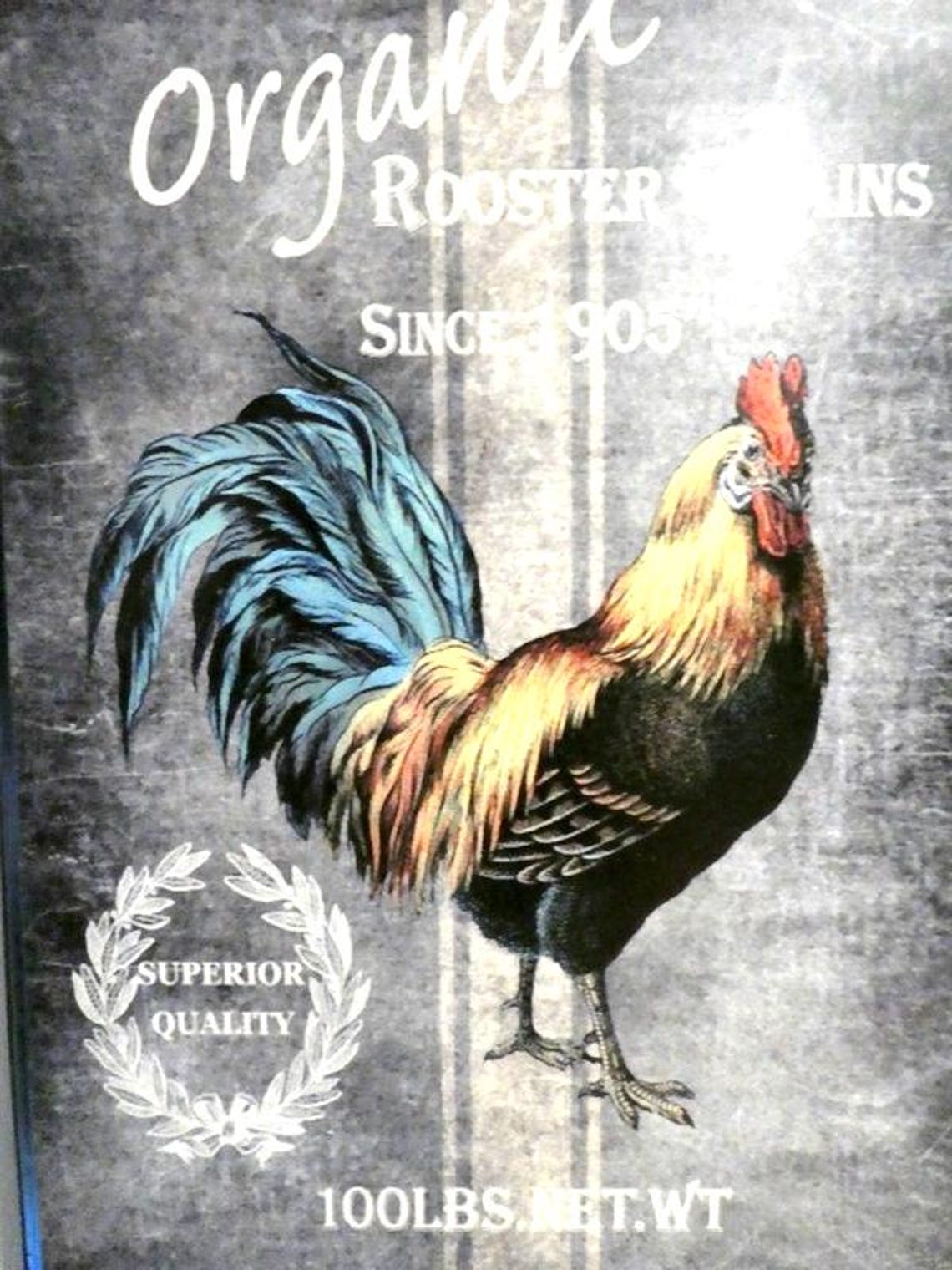 Chalkboard Rooster Sign. Farmhouse Decor, Kitchen Decor - Etsy