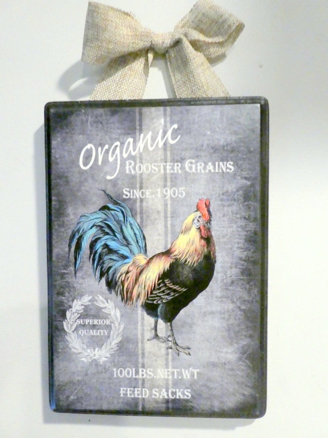 Chalkboard Rooster Sign. Farmhouse Decor, Kitchen Decor - Etsy