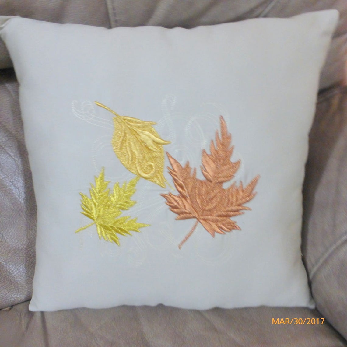 Fall Pillow Autumn Decorations Embroidered Fall Pillow - Etsy