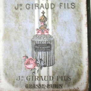 Paris Perfume Sign, Wood Plaque. Vintage Paris Advertising, French ...