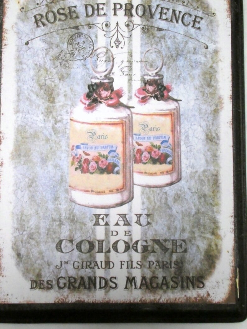 Paris Perfume Signs Wood Plaque With Vintage Paris - Etsy